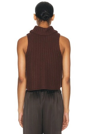 Sablyn Saige Cropped Turtleneck Top