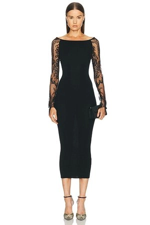 Valentino Garavani Wool Viscose Midi Dress