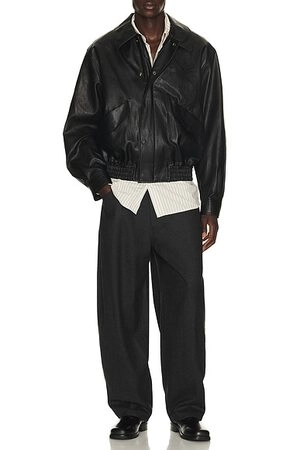 LE17SEPTEMBRE Faux Leather Zip Blouson