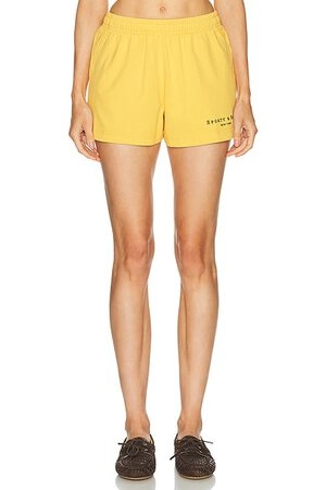 SPORTY & RICH Embroidered Disco Shorts