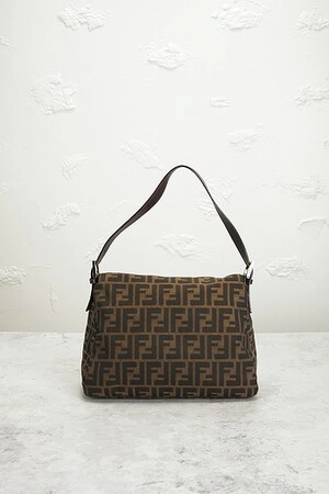 Fendi Zucca Mama Forever Baguette Shoulder Bag