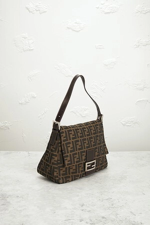 Fendi Zucca Mama Forever Baguette Shoulder Bag