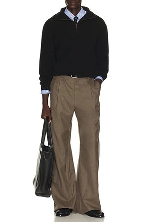 Saint Laurent Zip Neck Sweater
