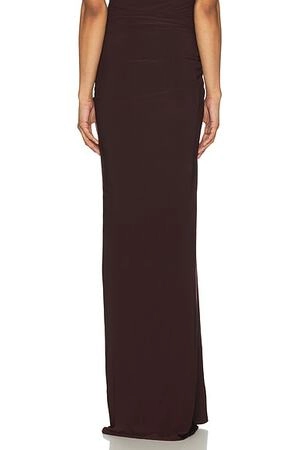 GRACE LING Relic Charms Draped Maxi Skirt