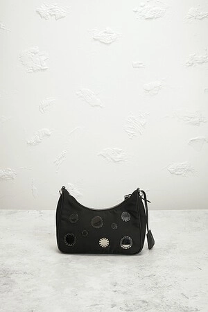 Prada Sequin Polka Dot Re-edition 2005 Re-nylon Shoulder Bag