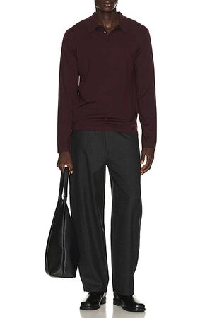 Simkhai Reynolds Long Sleeve Polo