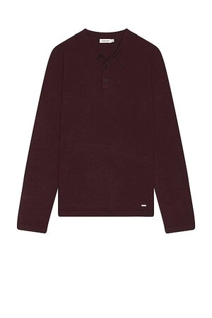 Simkhai Reynolds Long Sleeve Polo