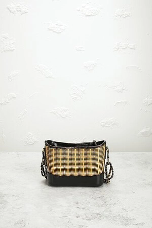 Chanel Rattan Small Gabrielle Hobo Bag