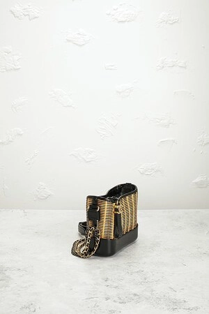 Chanel Rattan Small Gabrielle Hobo Bag
