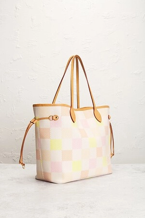LOUIS VUITTON Damierlicious Neverfull Mm Tote Bag