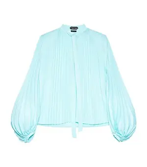 TOM FORD Sunray Plissé Shirt