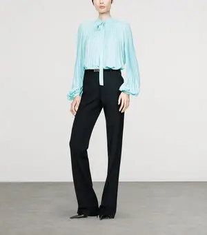 TOM FORD Sunray Plissé Shirt
