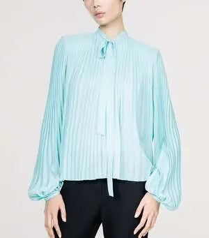TOM FORD Sunray Plissé Shirt