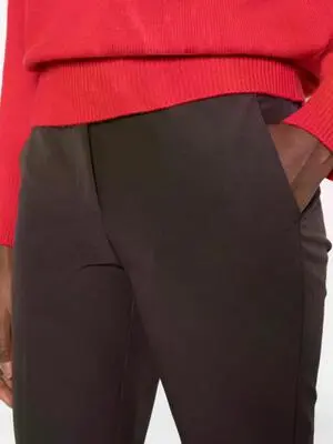 Imperial Pressed-crease Side-slit Trousers