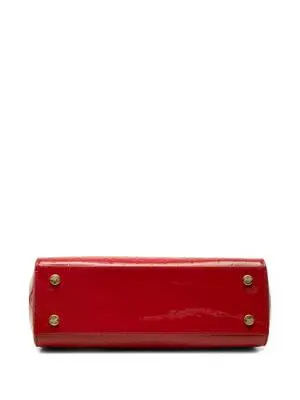 LOUIS VUITTON Monogram Vernis Brea Mm Satchel - Red