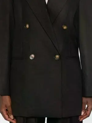 LE SULLY STUDIO Double-breasted Peak-lapel Blazer