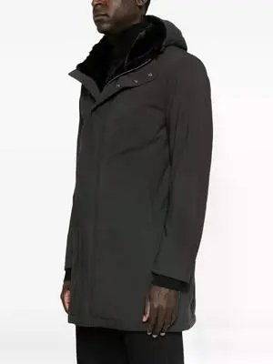 Herno Faux-fur Collar Hooded Parka