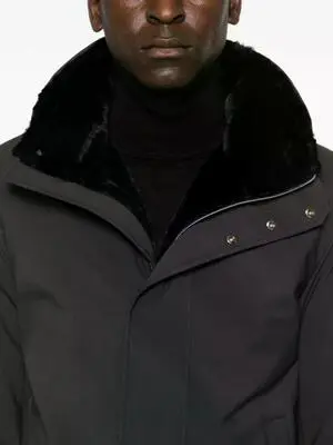 Herno Faux-fur Collar Hooded Parka