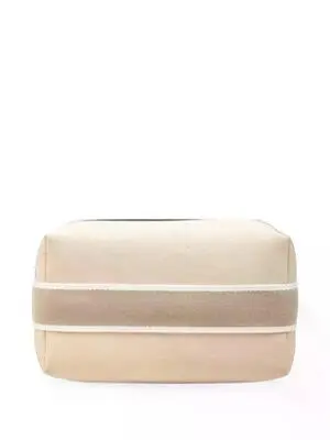 Hermès 2020-2026 Small Toile Bride A Brac Case Vanity Bag - Neutrals
