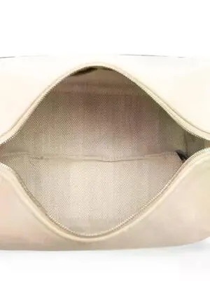 Hermès 2020-2026 Small Toile Bride A Brac Case Vanity Bag - Neutrals