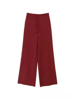 Max Mara Drawstring Waist Wide-leg Palazzo Pants