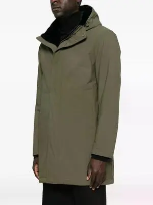 Herno Faux-fur Trim Hooded Jacket