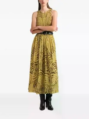 Cara Cara Vesper Shirred Midi Dress