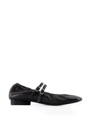 CAREL Tatiana Buckle-strap Ballet Flats - Black