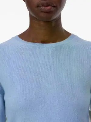 Closed Crew-neck Long-sleeve Sweater