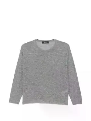 Fabiana Filippi Sequin-embellished Wool-blend Sweater - Grey