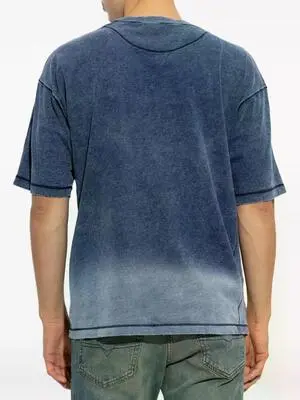 DIESEL® Ombré-effect Logo-embroidered T-shirt
