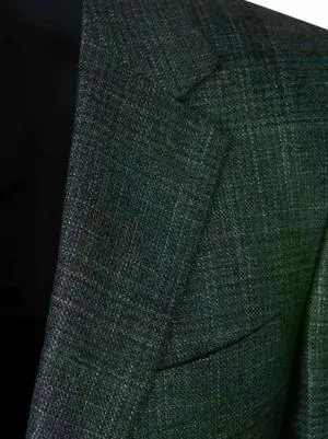 Canali Checked Single-breasted Jacket