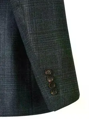 Canali Checked Single-breasted Jacket