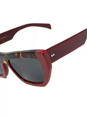 Marni Colour-block Cat-eye Sunglasses