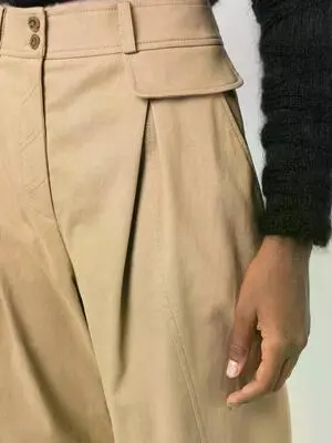 Alberta Ferretti High-waisted Tapered Trousers