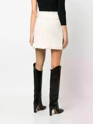 Alberta Ferretti Tweed Mini Skirt