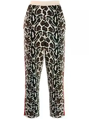 Stella McCartney Animal-jacquard Knitted Trousers