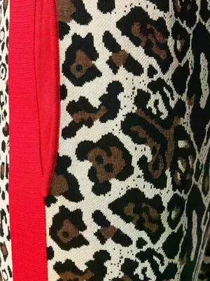 Stella McCartney Animal-jacquard Knitted Trousers