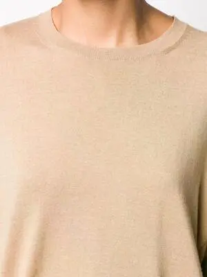 Stella McCartney Fine-knit Asymmetric-hem Jumper