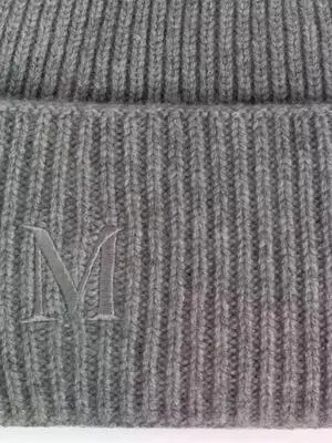 Max Mara Logo-embroidered Beanie Hat