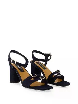 CAREL Angelica Denim Buckle Sandals