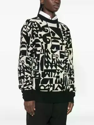 Zimmermann Logo-intarsia Knitted Sweater