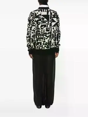 Zimmermann Logo-intarsia Knitted Sweater