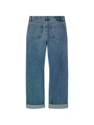 RE/DONE Beau Straight-leg Jeans