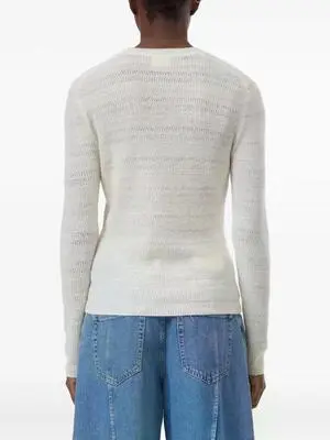 Closed Open-knit Long-sleeve Sweater