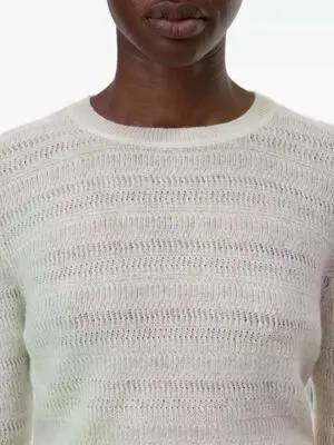 Closed Open-knit Long-sleeve Sweater