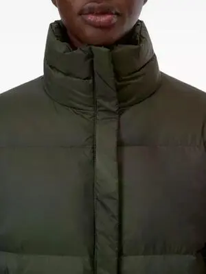 Closed Quilted High-neck Jacket