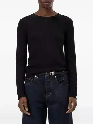 Closed Crew-neck Long-sleeve Sweater