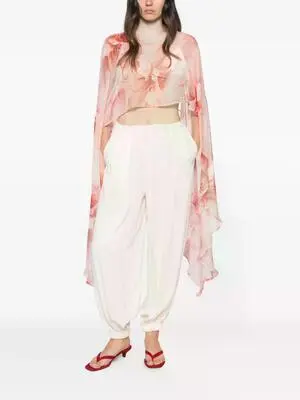 BABYLONE PARIS Floral Print Cape