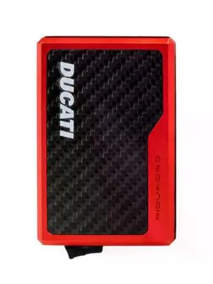 PIQUADRO X Ducati Logo-print Cardholder - Red